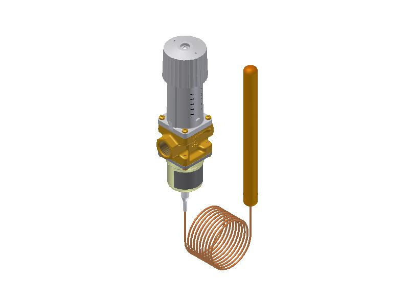 Thermo. operated water valve, AVTA 15, G, 1/2 | 003N2162