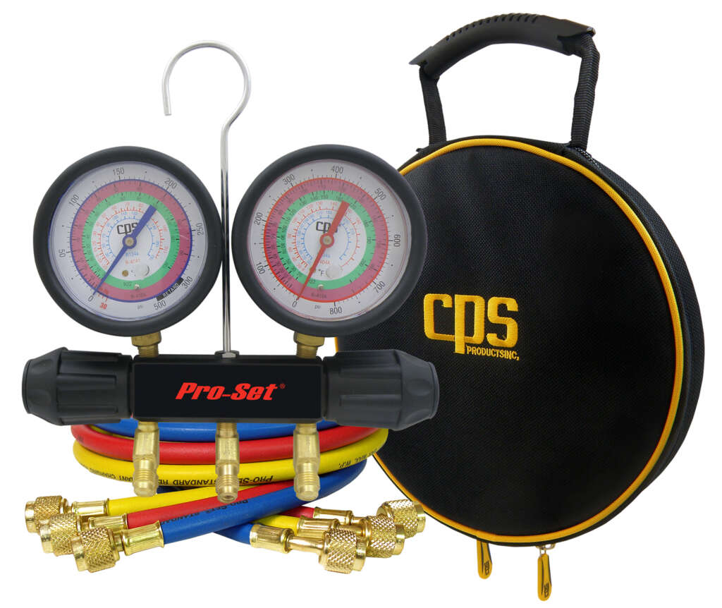 CPS - Manifold 2-valve Workingmans R410A/R32 c/w hoses | MT11B7J5