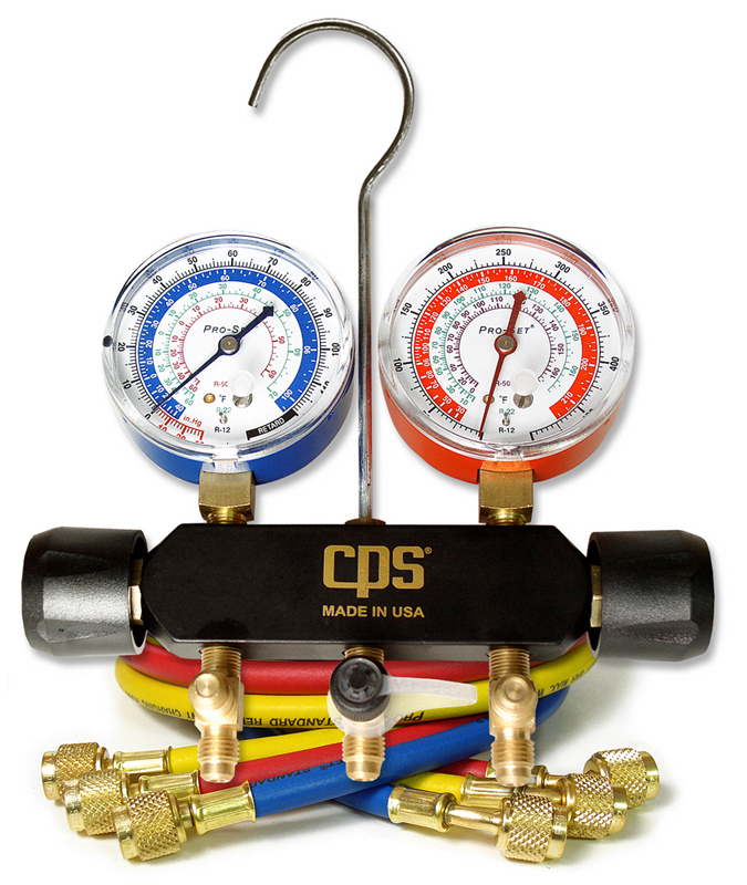 CPS – Manifold Set 2-valve – R290/R600 (68mm Gauges) | MBHCP3
