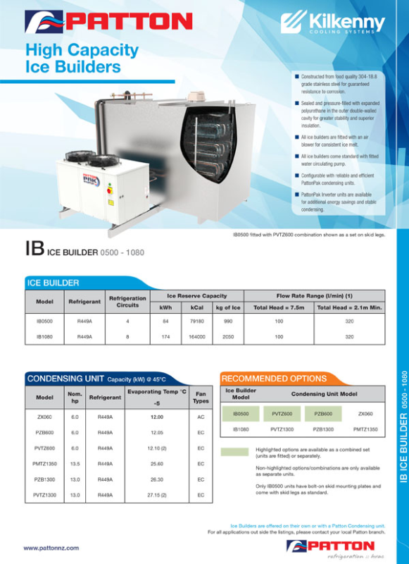 High Capacity Ice Builder