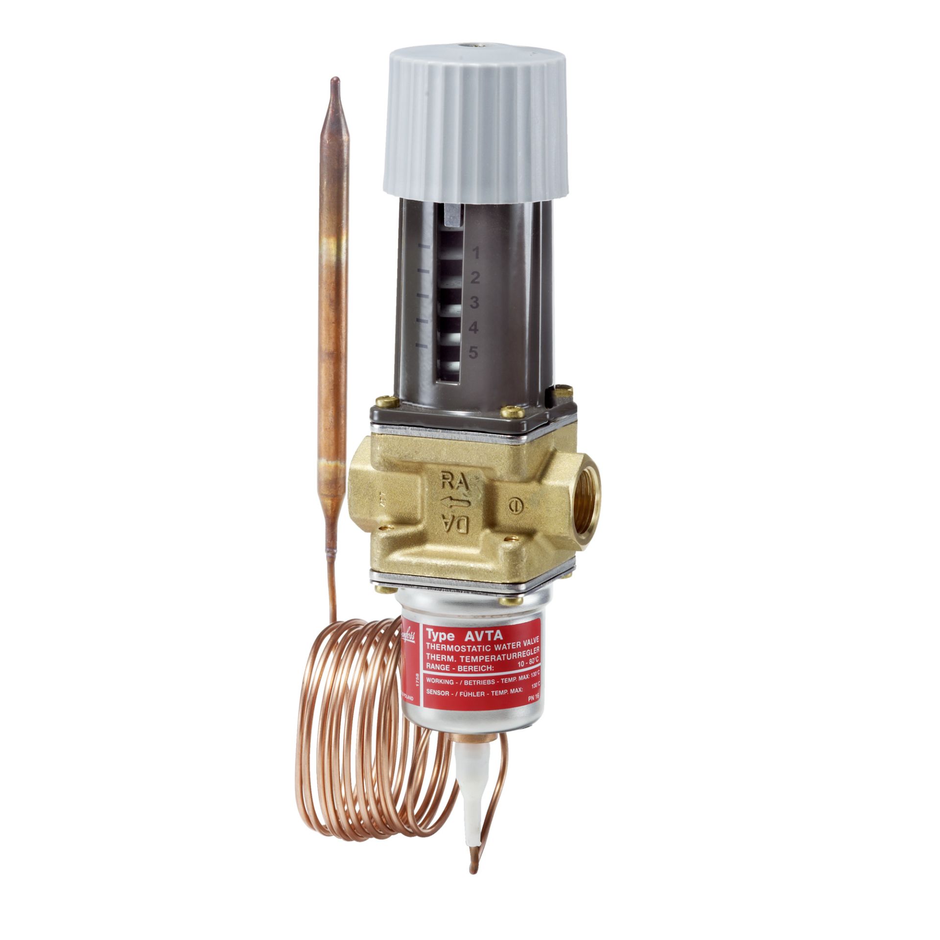 Thermo. operated water valve, AVTA 15, G, 1/2 | 003N0107